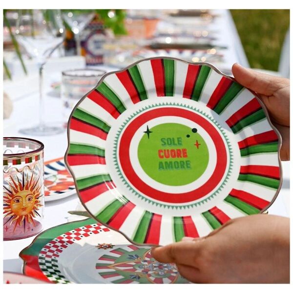 Baci Milano Dolce Vita Amore Tatlı Tabağı 21 Cm - Baci Milano - MAGIC HOME